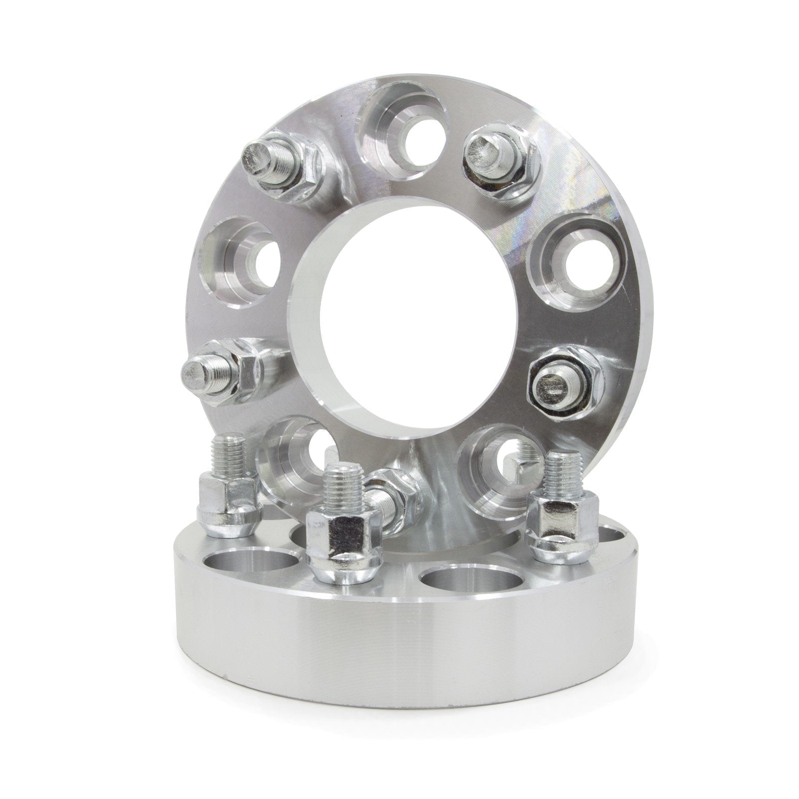 2 Wheel Adapters - Converts 5x4.5 to 5x5 - 1.25" Thick 1/2-20